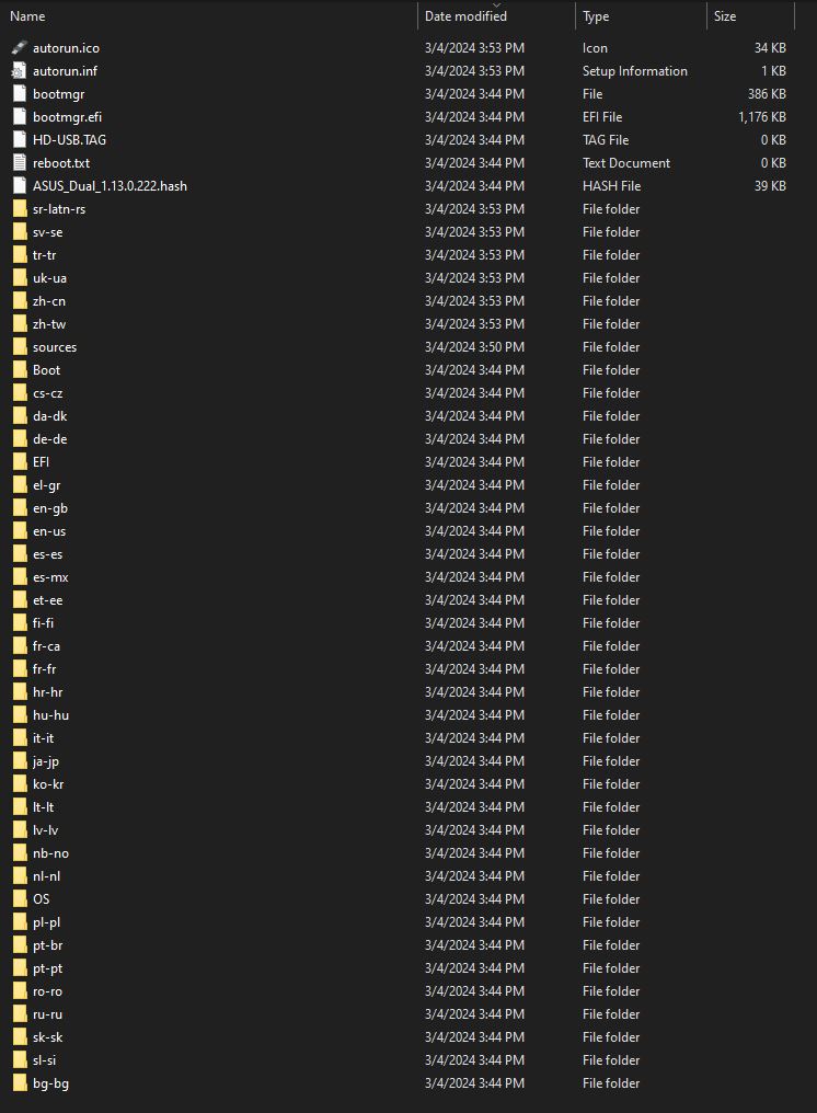 Crestron Flex: ASUS® Computer Recovery Image