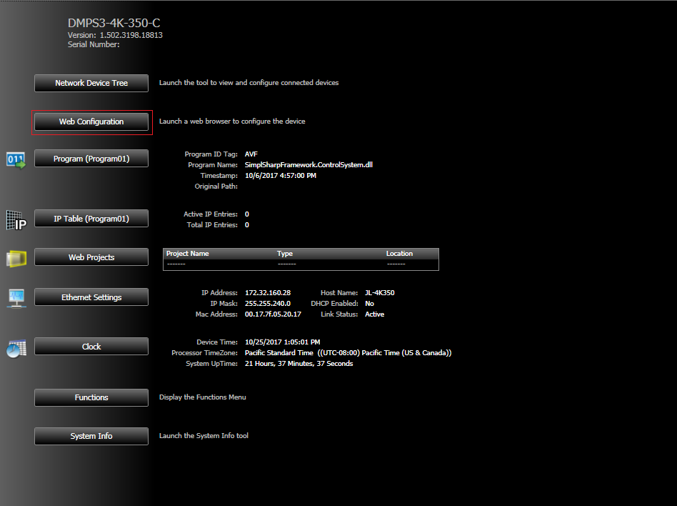 DMPS3-4K-50/100/150: Desktop XPanel Setup Instructions