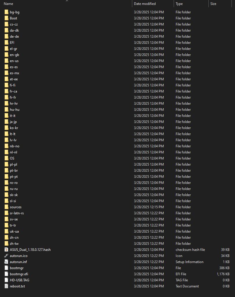 Crestron Flex: ASUS® Computer Recovery Image